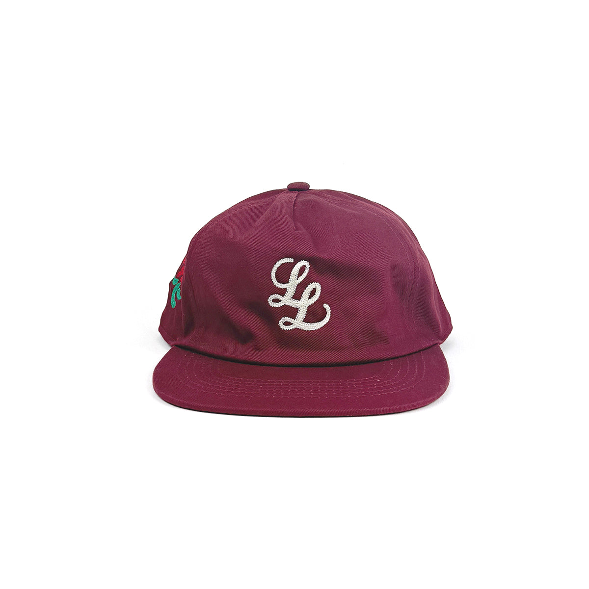 CHAIN LL LOGO 5-PANEL CAP [BURGUNDY] – The Legends League Inc.