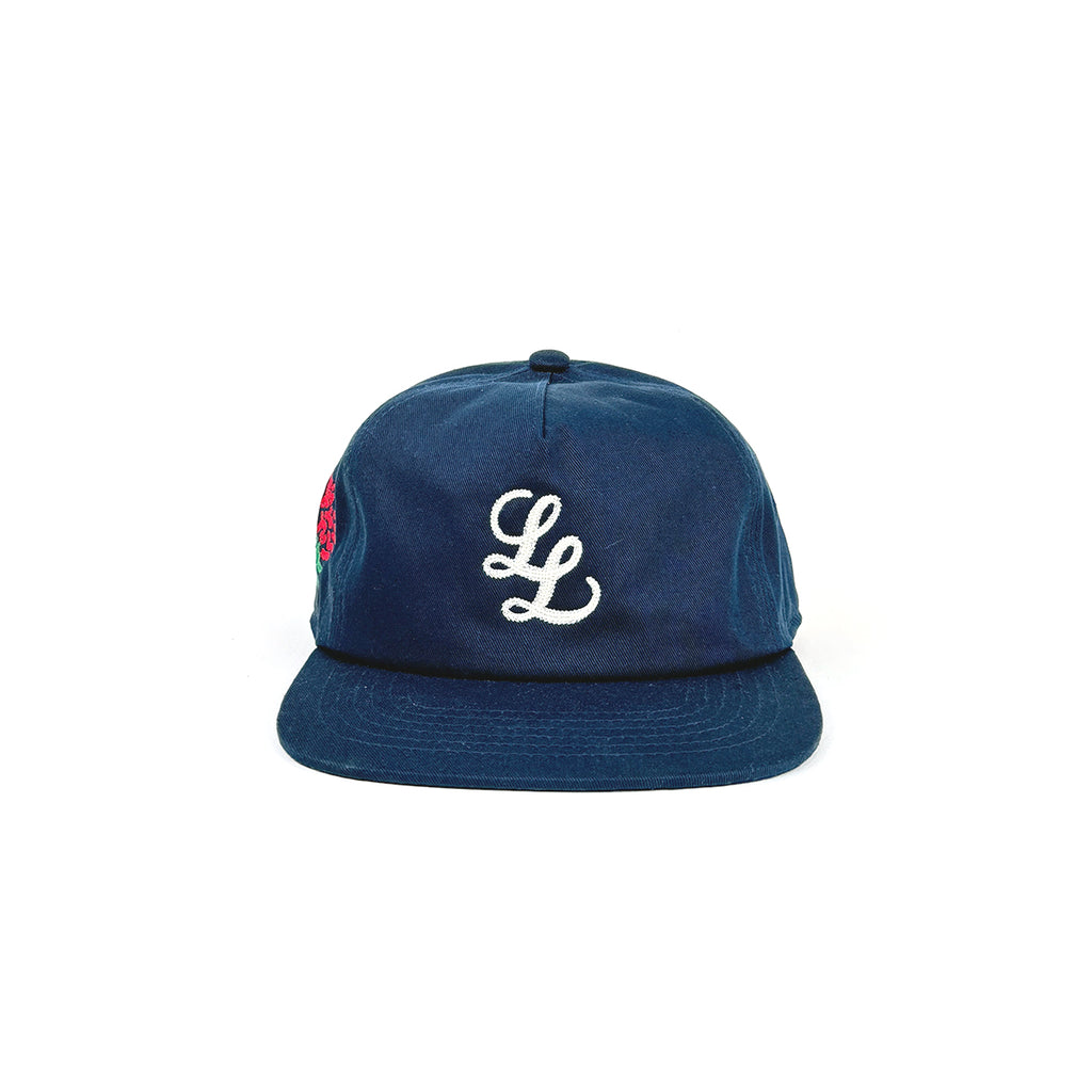 CHAIN LL LOGO 5-PANEL CAP [TRUE NAVY] – The Legends League Inc.
